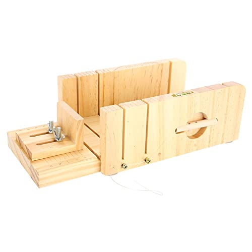 Create Customizable Soaps with The Multi-Function Wooden Soap Cutter and Mold - Includes Adjustable Cutter Loaf Cutter and/Planer - Perfect for Soap Making Kits and Silicone Molds