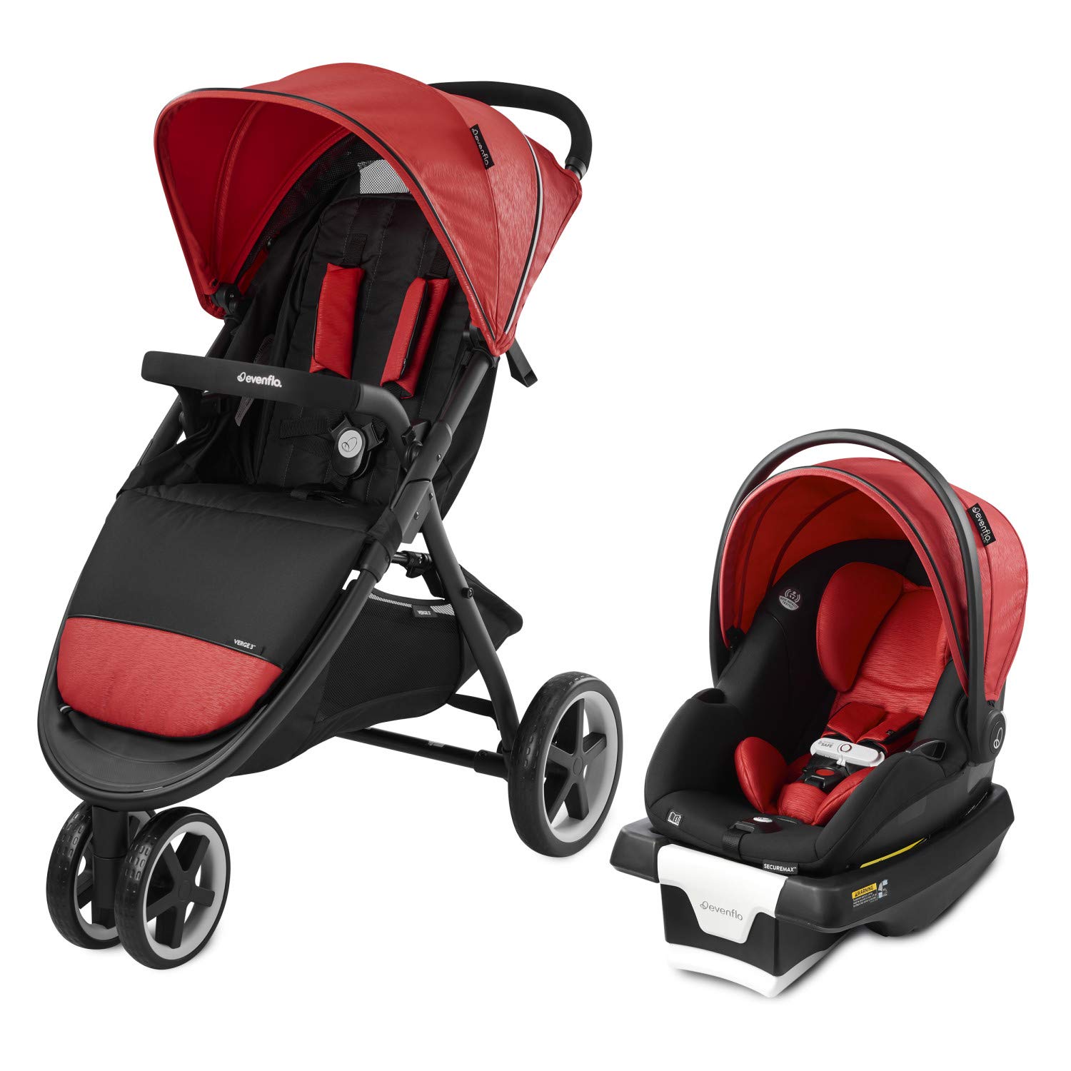 Evenflo Gold SensorSafe Verge3 Smart Travel System, Moonstone (53012311)