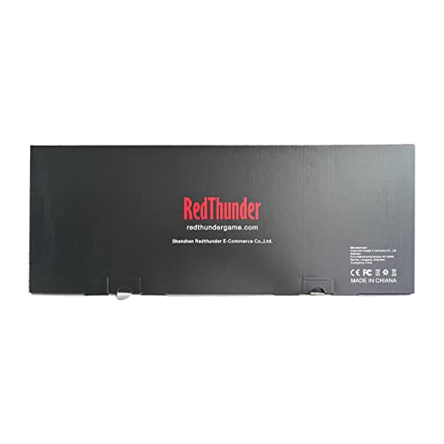 RedThunder 60% Gaming Keyboard and Mouse Combo, Ultra-Compact 61 Keys RGB Backlit Mini Keyboard, Lightweight 7200 DPI Honeycomb Optical, Wired Gaming Set for PC MAC PS5 Xbox Gamer(Black)