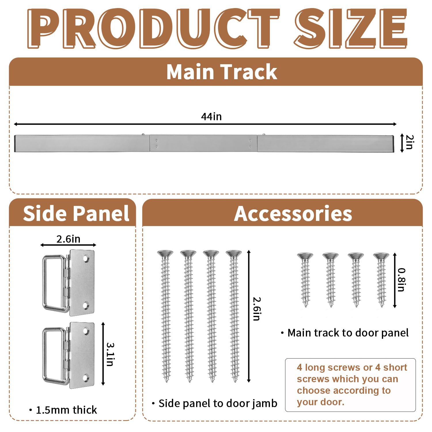 Door Security Bar Barricade Brackets Kit Set Door Stopper Home Defense Security Devices for Front Door