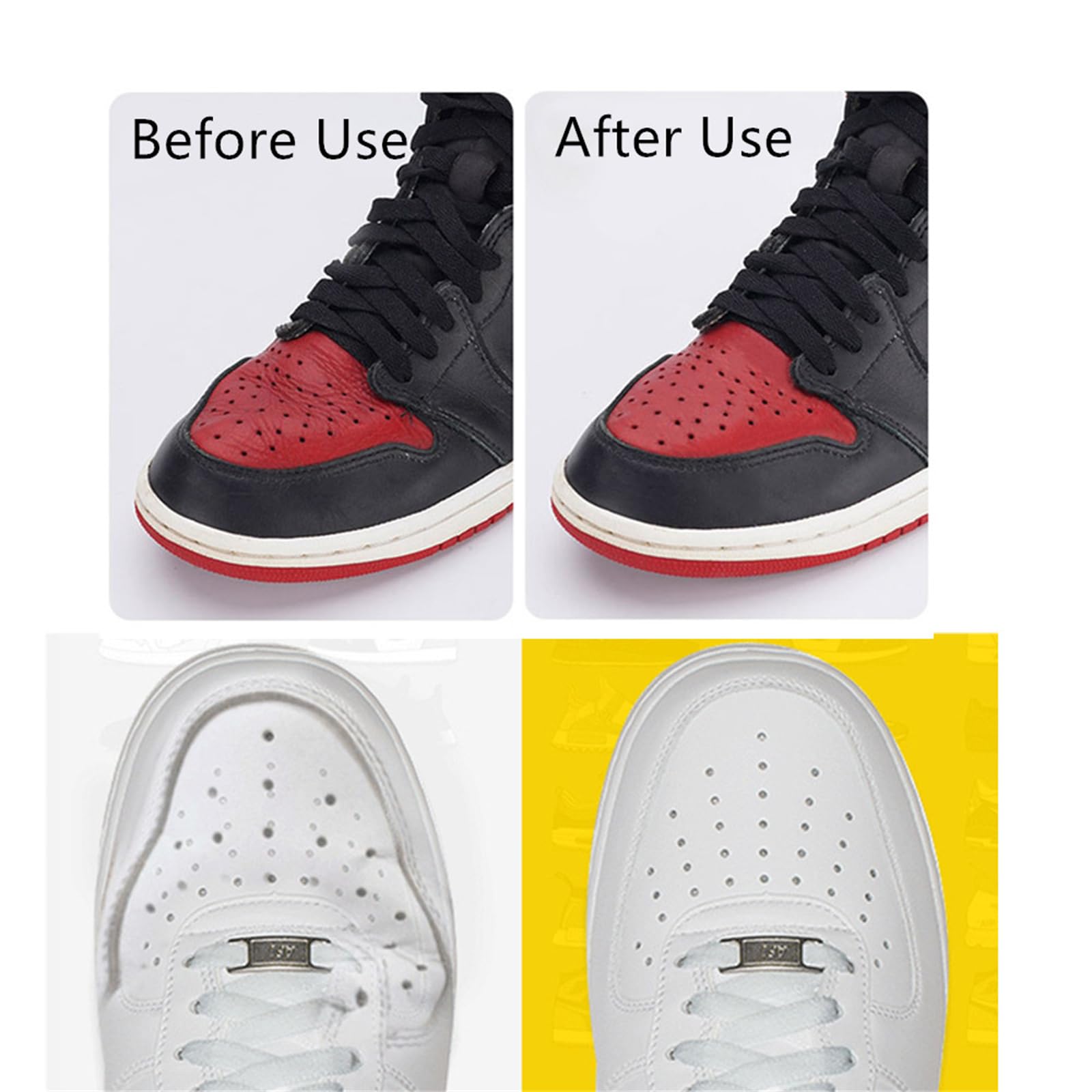 DECKER EVA Anti-wrinkle Shoes Crease Protector Toebox Decreaser Comfortable Prevent Shoes Crease Indentation (Medium)