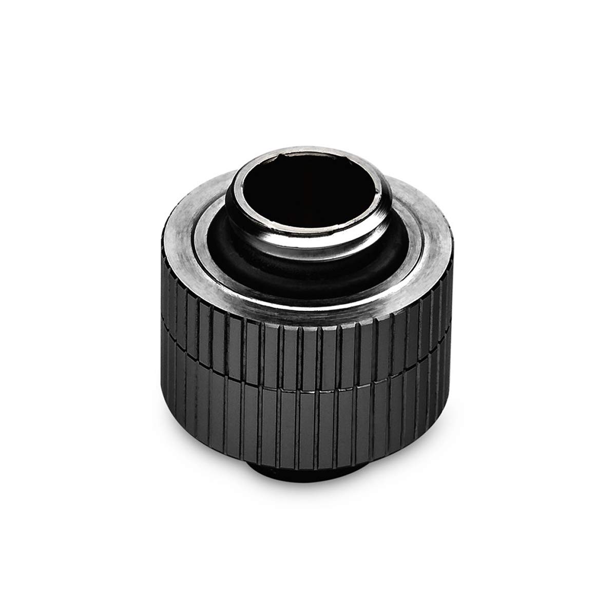 EKWB EK-Quantum Torque 14mm Rotary Male to Male Extender Fitting, Black Nickel
