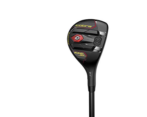 Cobra Golf 2020 Speedzone Hybrid Black-Yellow 4 Hybrid (Men's, Right Hand, UST Recoil ESX 480, Stiff Flex, 21.0)