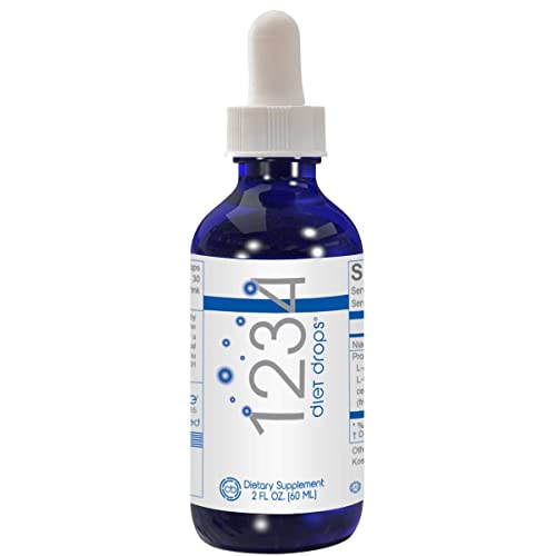Creative Bioscience 1234 Diet Drops for Women & Men - Diet Drops for Weight Management - Original Amino Complex, 2 Fl Oz (Twin Pack)