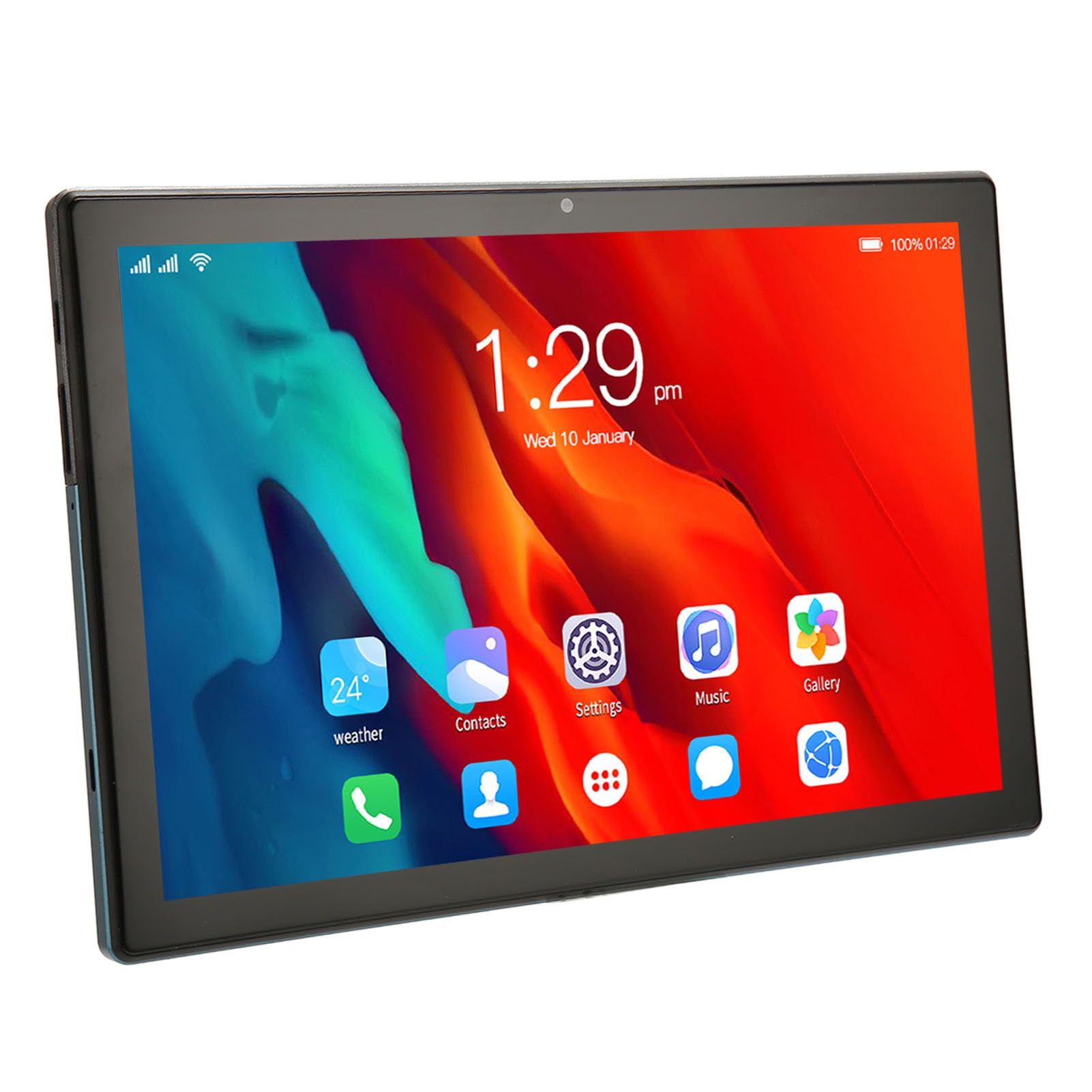 DAUERHAFT Tablet PC Support Fast Charging 10.1 Inch Tablet Support 4G Network 100-240V 1960x1080 for Android 12 for Travel (US Plug)