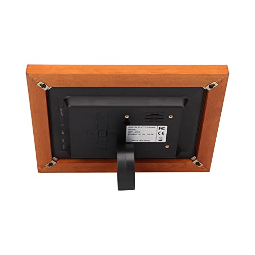 Digital Photo Frame, Stereo Speaker Digital Photo Album 7 Inch Remote Control for Party (US Plug)