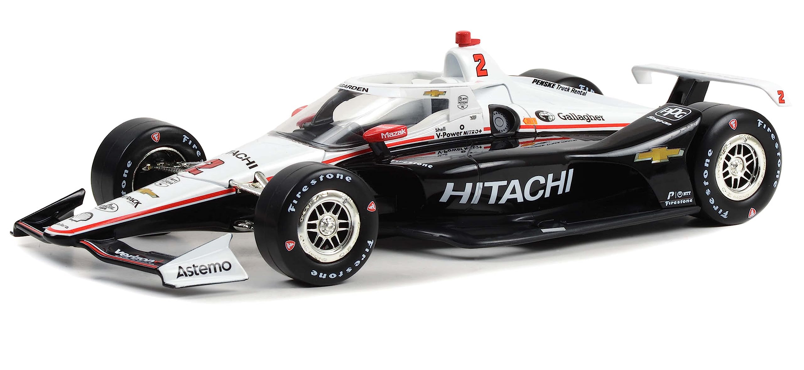 Dallara IndyCar #2 Josef Newgarden Hitachi Team Penske NTT IndyCar Series (2023) 1/18 Diecast Model Car by Greenlight 11217