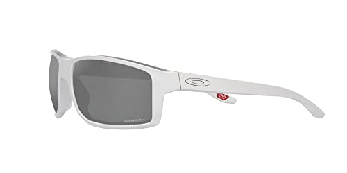 Oakley Men's OO9449 Gibston Square Sunglasses, X Silver/Prizm Black, 60 mm