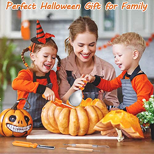 Halloween Pumpkin Carving Kit for Kids Adults13 PCS Professions Pumpkin Carving Tools Set Stainless Steel Heavy Duty Pumpkin Carving Knife Sculpting Tools for Jack-O-Lanter