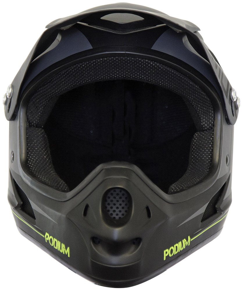 Demon Podium Full Face Mountain Bike Helmet (White, L)