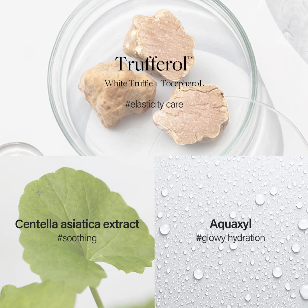 d'Alba Italian White Truffle Waterfull Essence Sunscreen, Vegan Skincare, Lightweight Sunscreen with SPF 50+ PA++++, Glowy, Safe for all Skin Types