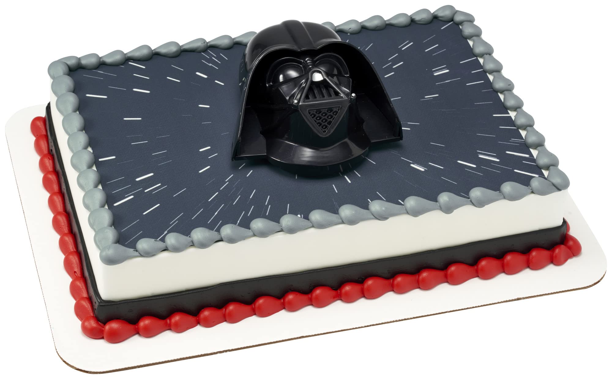 DecoSet® STAR WARS™ Darth Vader™ Cake Topper, 1-Piece, Use with Cake Decorations to Create Galactic Cakes, Black