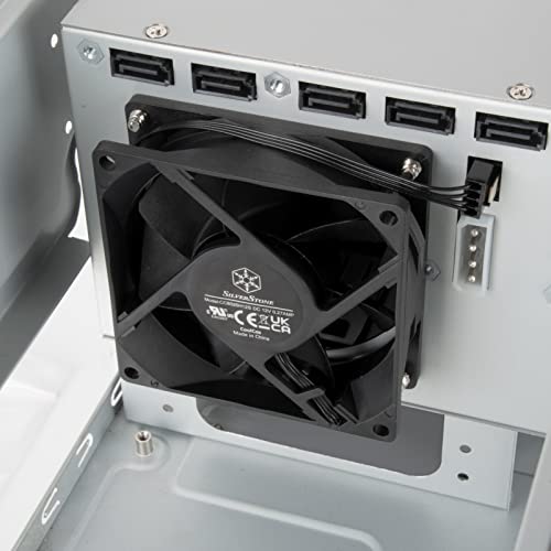 SilverStone Technology CS351 5-Bay SAS-12G / SATA-6G hot-swappable high Performance NAS Chassis, SST-CS351B