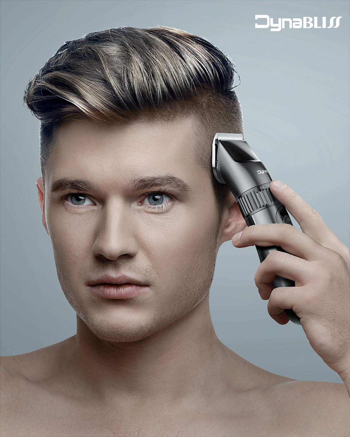 DynaBliss Hair Clippers for Men Professional Cordless Clippers for Hair Cutting kit Electric Mens clipper for Barbers with LED Display