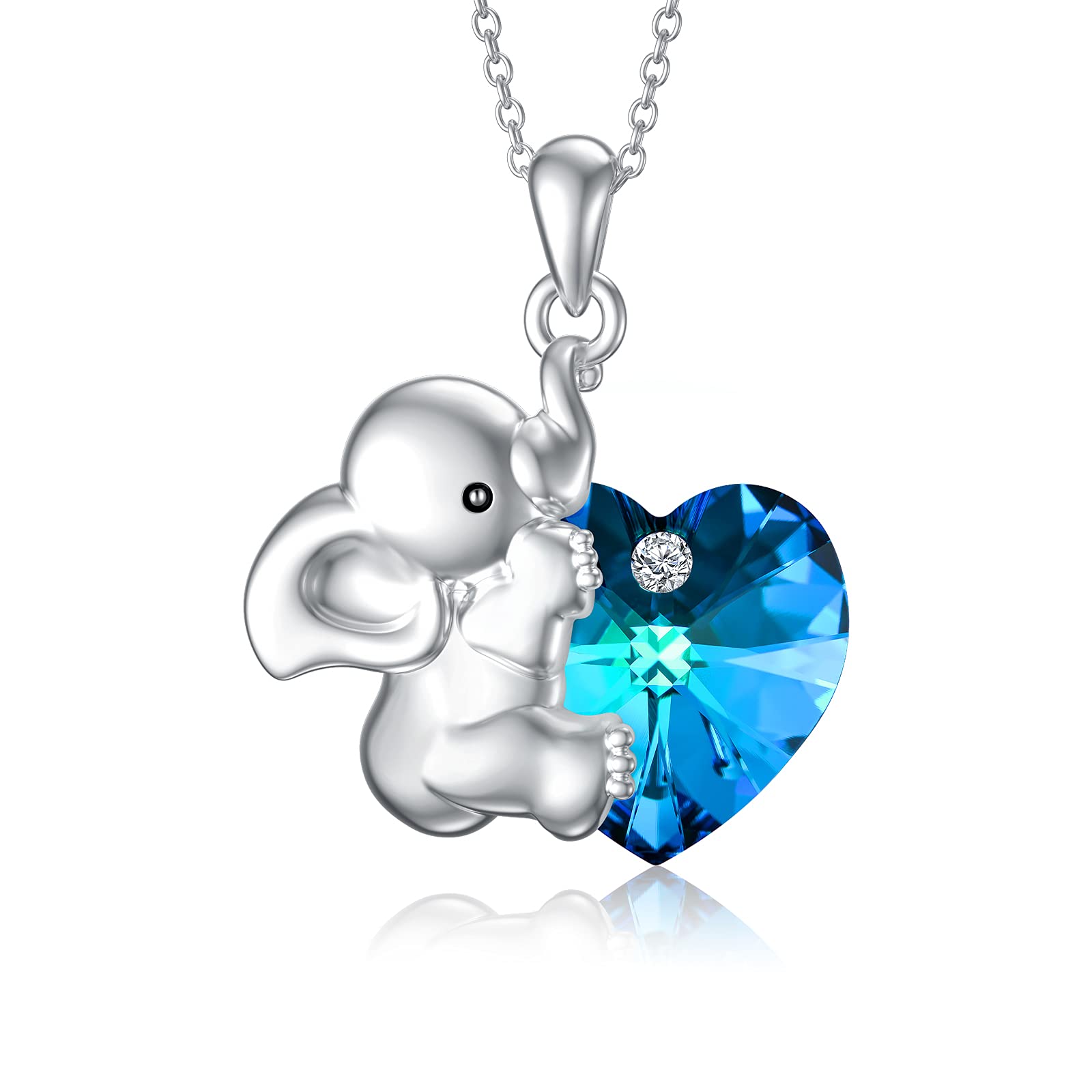 Flpruy Phoenix Necklace 925 Sterling Silver Nirvana of Phoenix Pendant Firebird Crystal Necklace Phoenix Jewelry Gift for Women