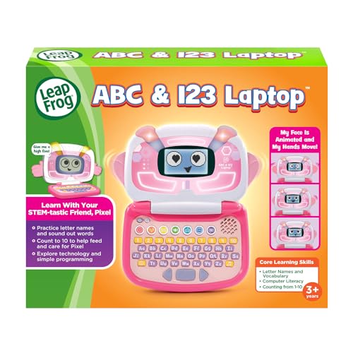 LeapFrog ABC and 123 Laptop, Pink
