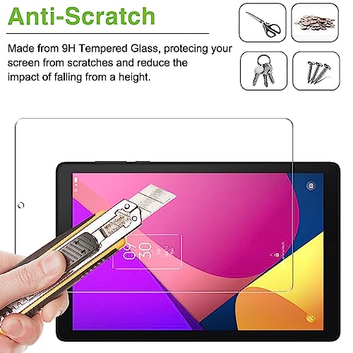 LKOOZO Screen Protector for TCL Tab 8 LE Model 9137W / TCL Tab 8 WiFi Model 9132X, Tempered Glass Film Compatible with TCL Tab 8 4G 9132G2, 2 Pack