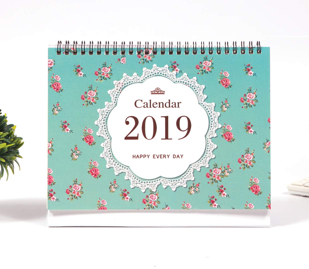 Desk Calendar September 2023 - December 2024 Custom-Made Creative, Simple, Small and Fresh Office Desktop Decoration Calendar