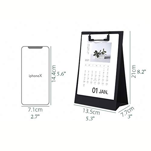 Desk Calendars 2021 Calendar Stand-up Calendar Desk Calendar with Splint 12 Months Mini Calendar,Can Be Customized Individually Calendar Calendars (Color : [Customized Models])