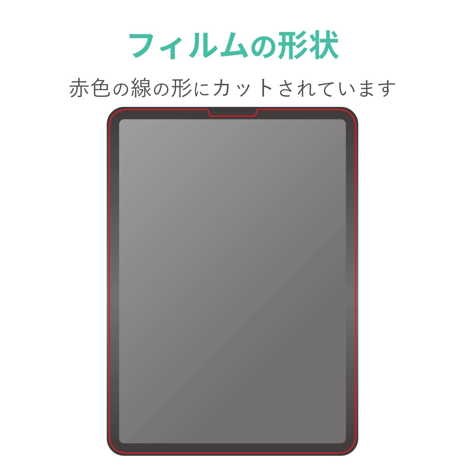 ELECOM Pencil-Feel Screen Protector Compatible with iPad Pro 12.9inch (2018,2020 Model), Designed for Drawing, Anti-Glare Scratch-Resistant,Japan-Made *Smoothness 80*(TB-A20PLFLAPL)