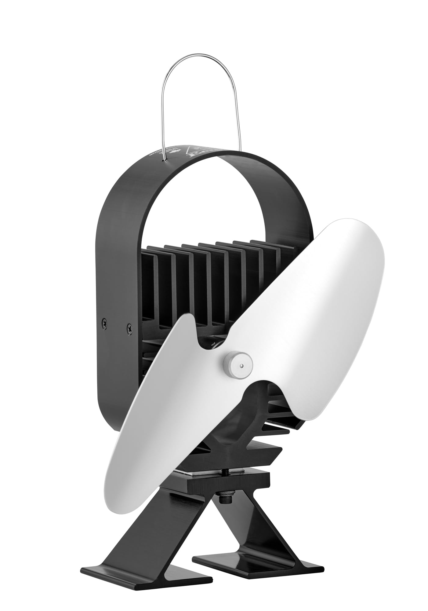 Ecofan® AirDeco I, Superior Performance Stove Fan, Heat Powered, Contemporary Style. Low Start Temperature, 160CFM Nickel Blade, Mid-Sized