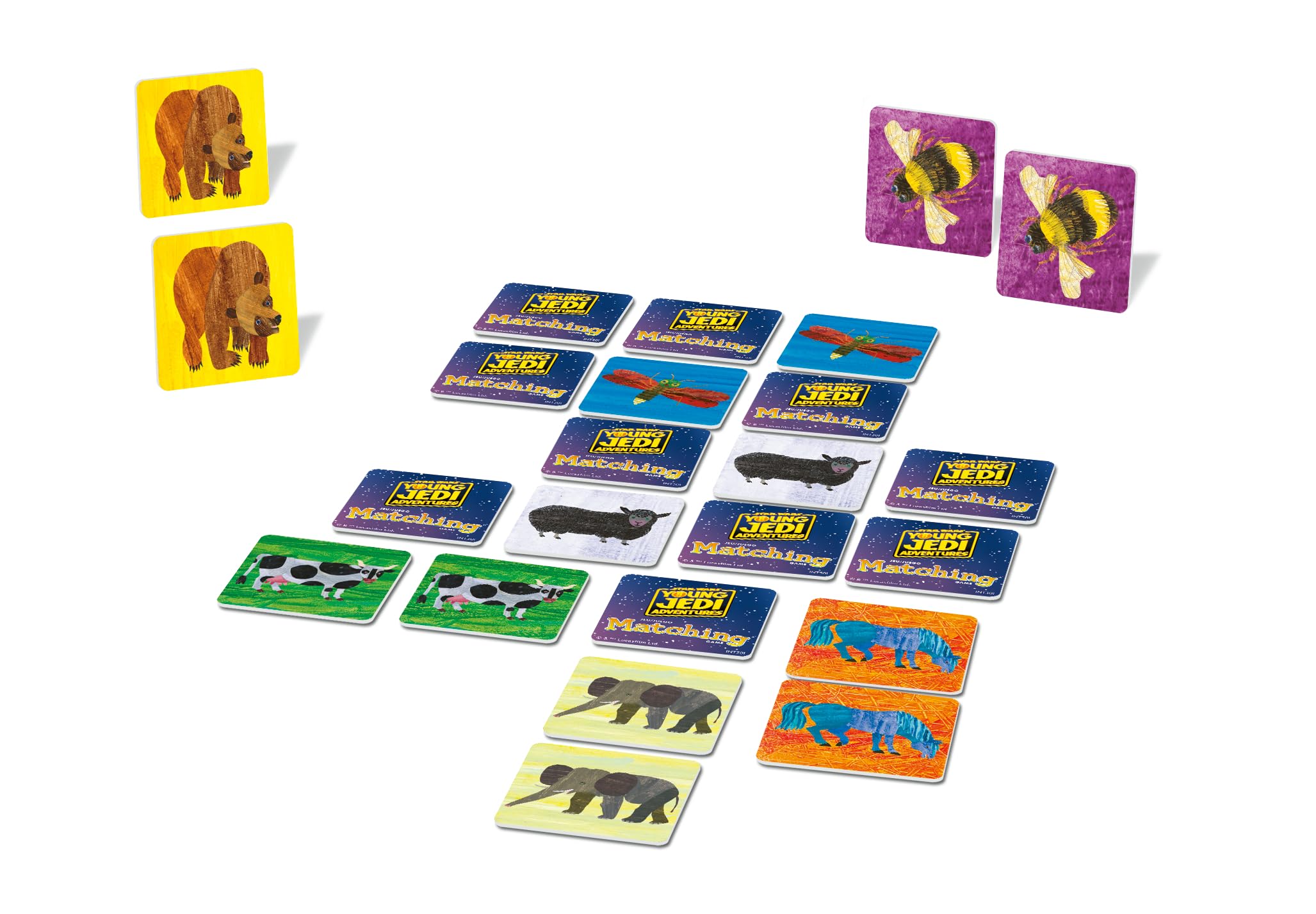 Wonder Forge Eric Carle Matching Game For Boys & Girls Age 3 To 5 - A Fun & Fast Animal Memory Game