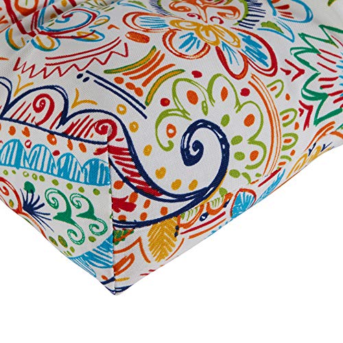 Greendale Home Fashions Outdoor 51x18-inch Bench Cushion, 1 Count (Pack of 1), Jubilee