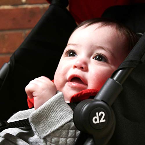 Diono Two2Go Lightweight Stroller, Red/Blue (2-Pack)