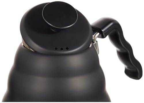 Hario V60 "Buono" Gooseneck Coffee Kettle, 1.2L, Stainless Steel, Matte Black