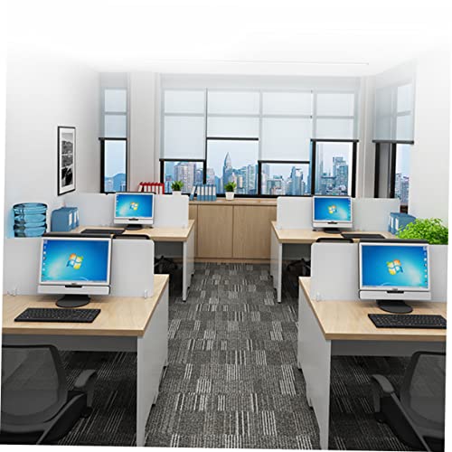 Ciieeo 3pcs Desk Divider Testing dividers Table Privacy Board Privacy Boards Office Desk partition Panels Desk Hutch Office desks Desk Panel Divider tabket Desktop Student Frosted White