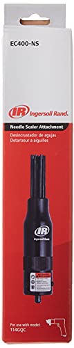 Ingersoll Rand EC400-NS Edge Series Needle Scaler Attachment, Screw On for Use w/ 114GQC Air Hammer (0.401 Diameter Barrel), Paint, Rust, Dirt and Weld Dust Remover