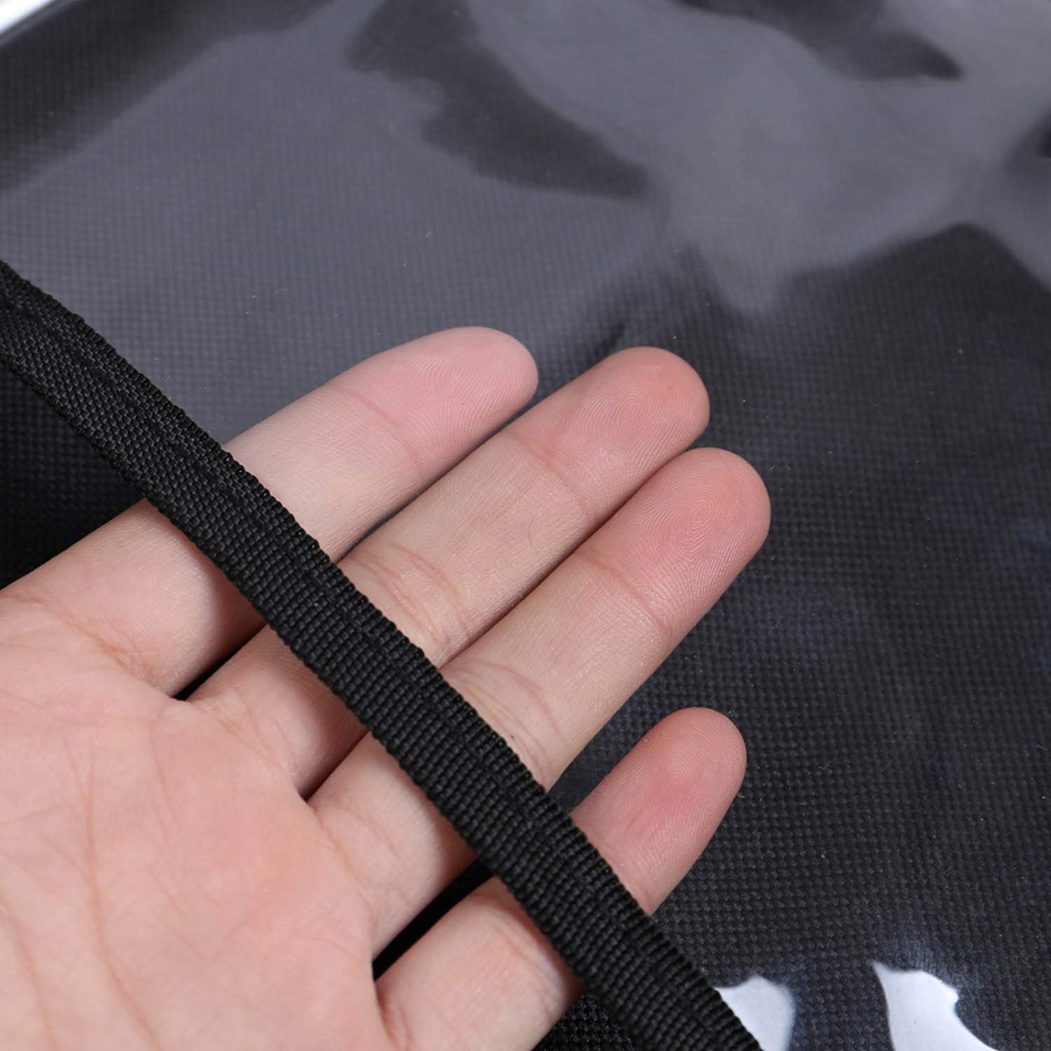 CoreLife Car Organizer Back Seat Travel Storage with Cup Holders & Tablet Pouch Kick Mats
