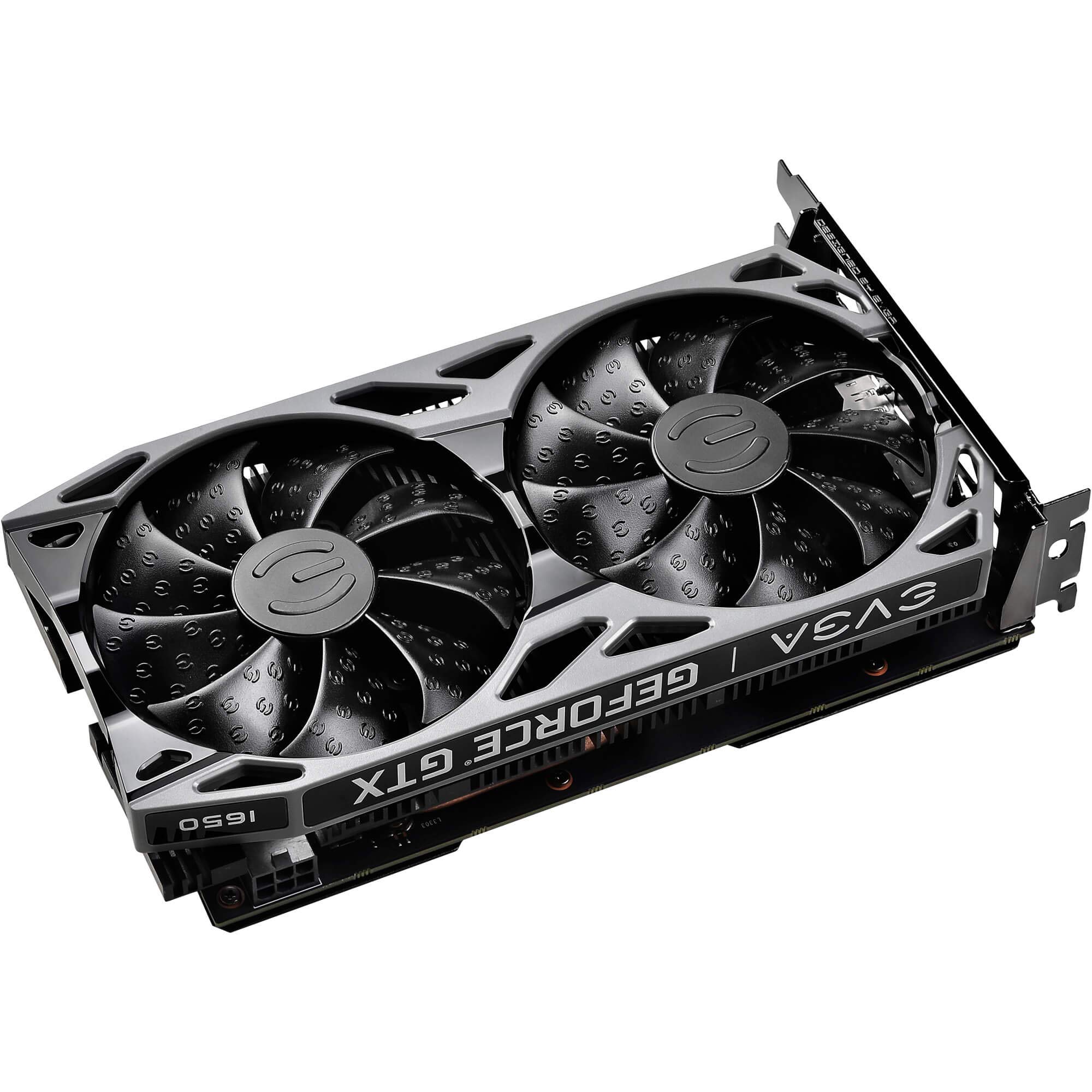 EVGA GeForce GTX 1650 SC Ultra Gaming GDDR6, 04G-P4-1257-KR, 4GB GDDR6, Dual Fan, Metal Backplate