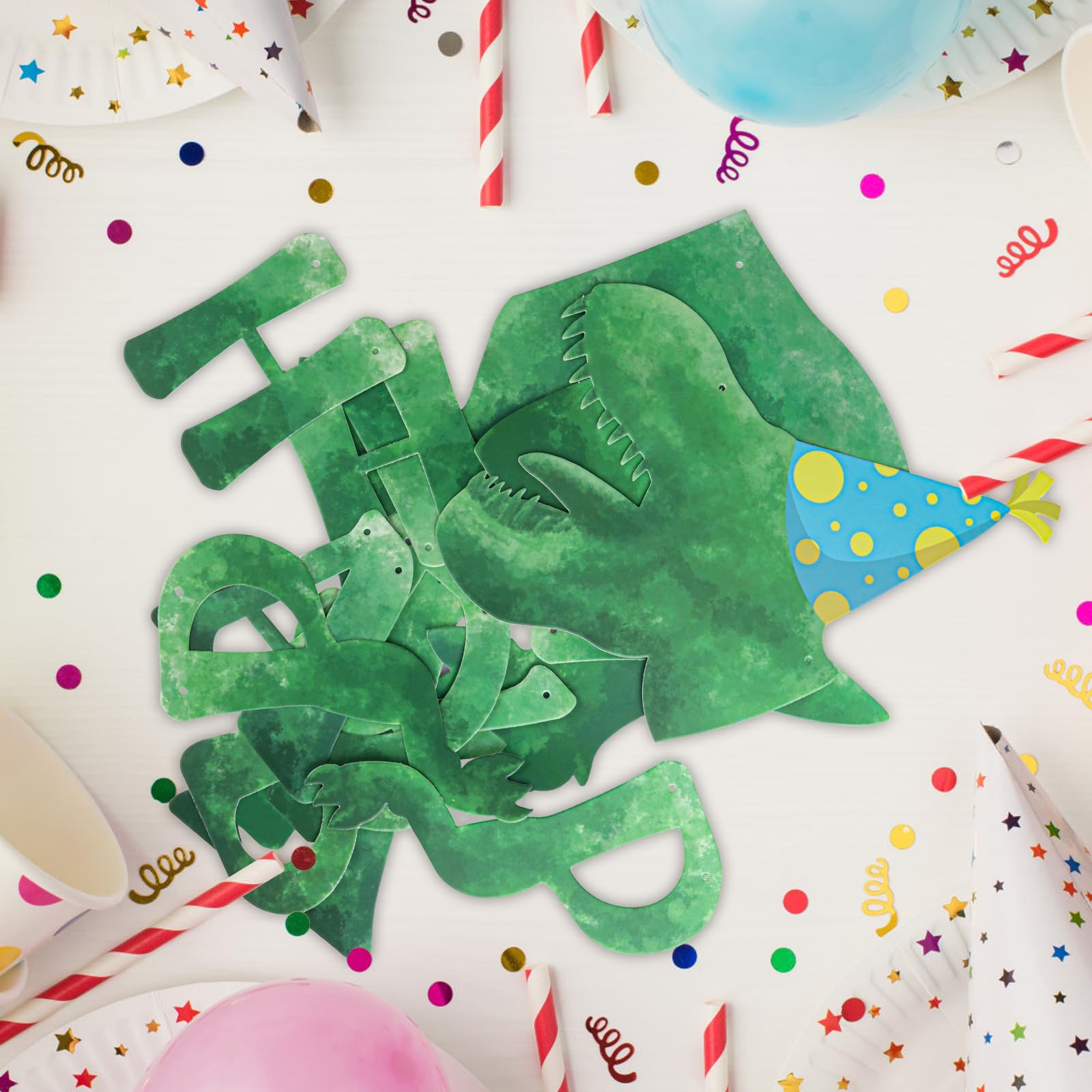 Dinosaur Happy Birthday Banner - Dinosaur Birthday Party Sign Decorations for Boys Kids Dino Theme Party Supplies