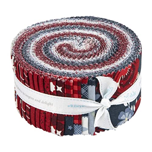Dani Mogstad American Dream Rolie Polie 40 2.5-inch Strips Riley Blake Designs RP-11930-40