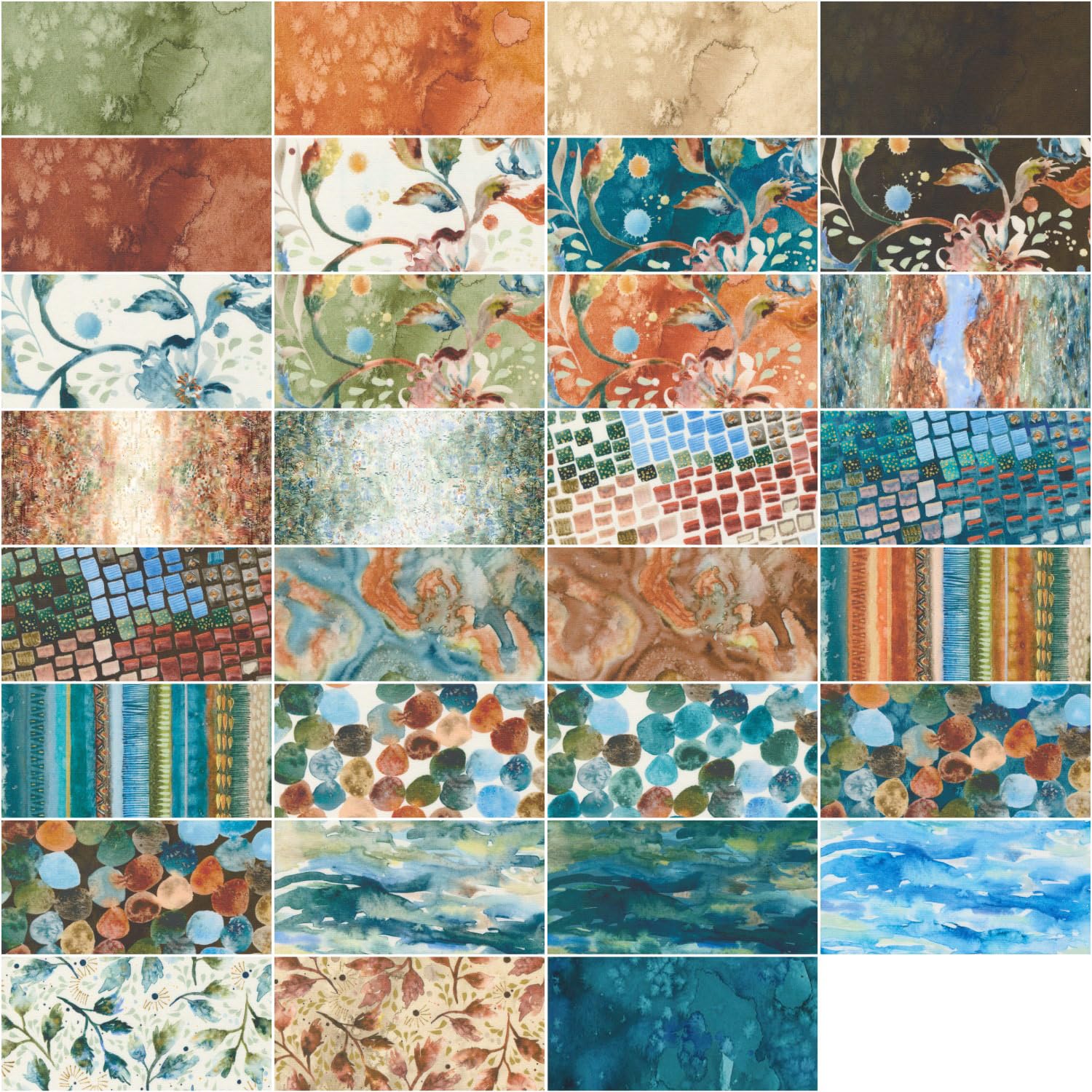 Create Joy Project Desert Oasis Jelly Roll 40 2.5-inch Strips Moda Fabrics 39760JR