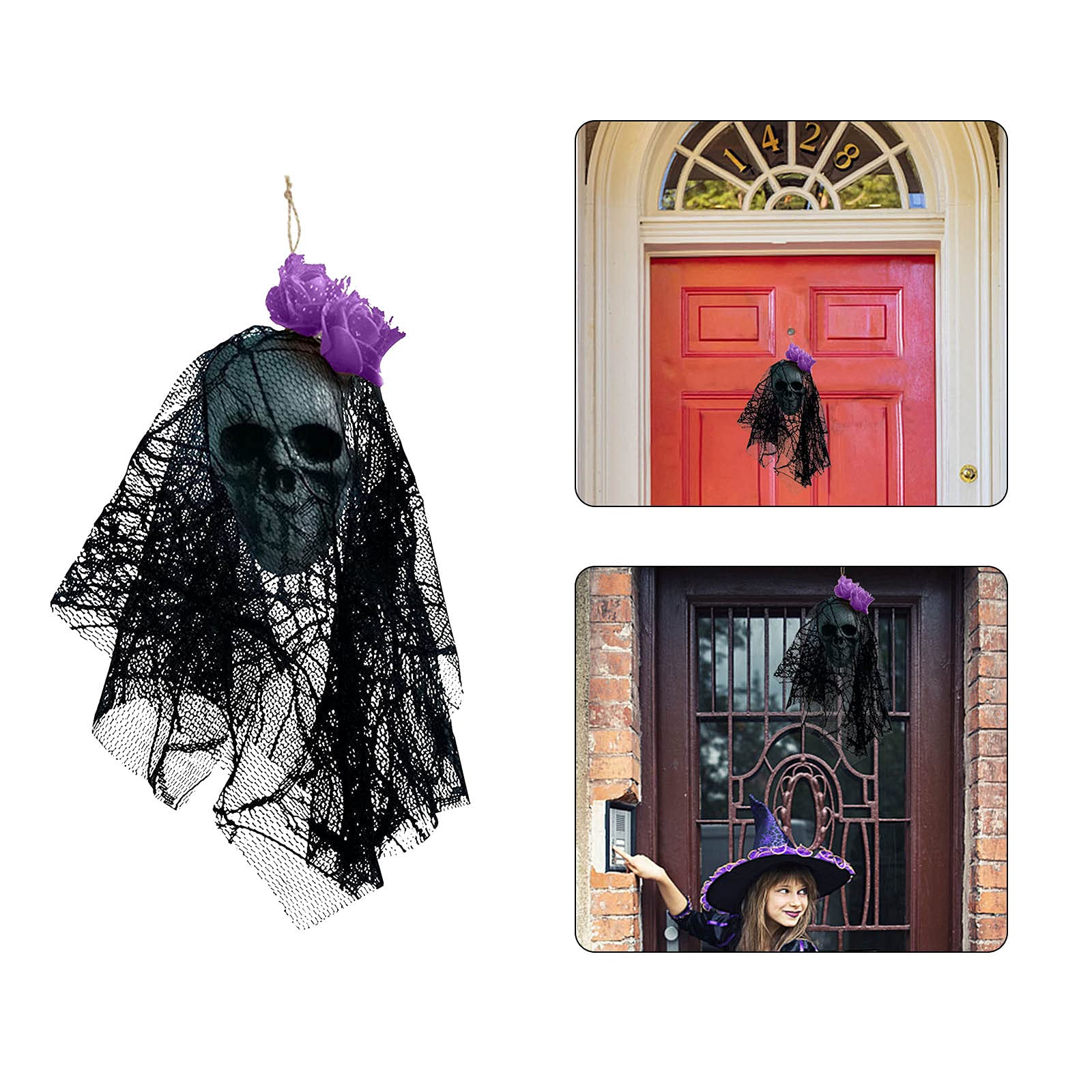 Decoration Bubble Ornaments Hanging Party Head Simulation Halloween Decoration & Hangs