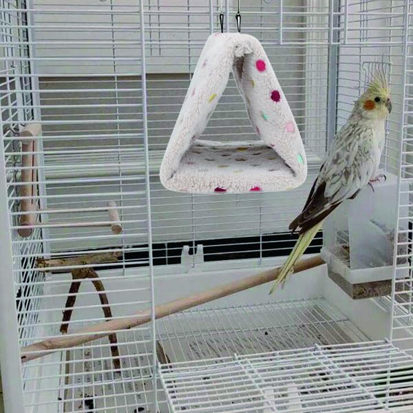 OKJHFD Pet Small Animal Hanging Hammock Ferret Hammock Cage, Hamster Rat Glider Guinea Pig Hideout Great for Playing and Sleeping