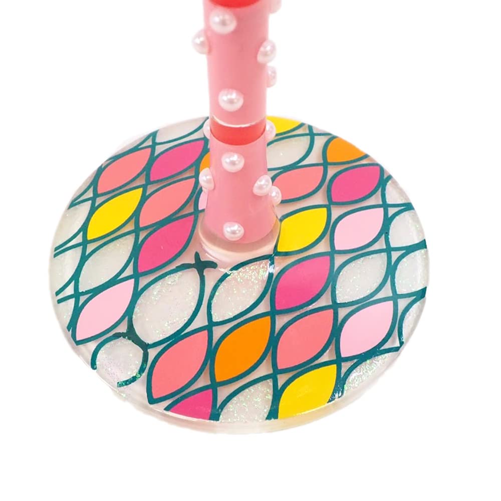 Enesco Designs by Lolita Glad You're My Mom Hand-Painted Artisan Wine Glass, 15 Ounce, Multicolor