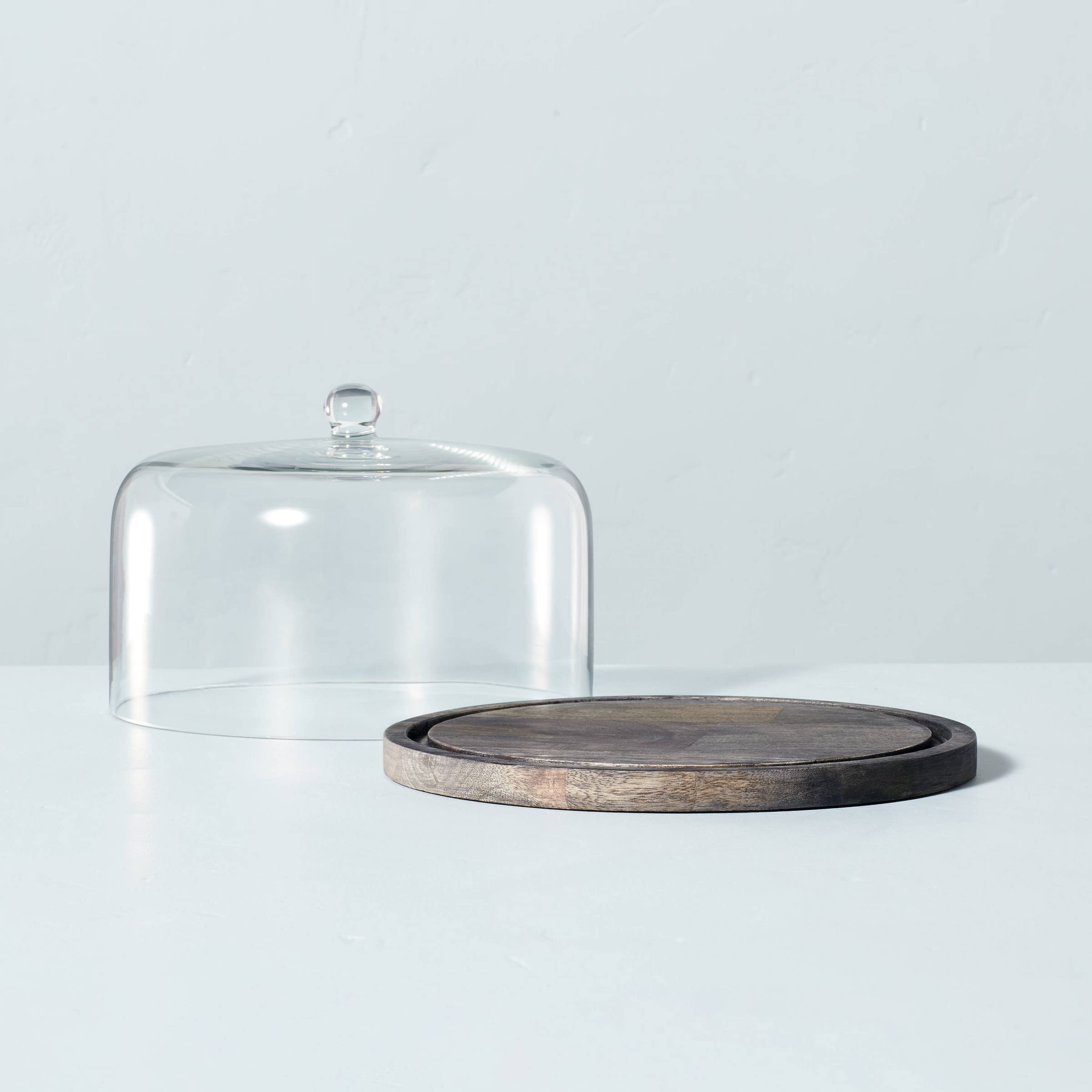 Covered Cake Stand - Hearth & Hand with Magnolia (Wood - Distressed)