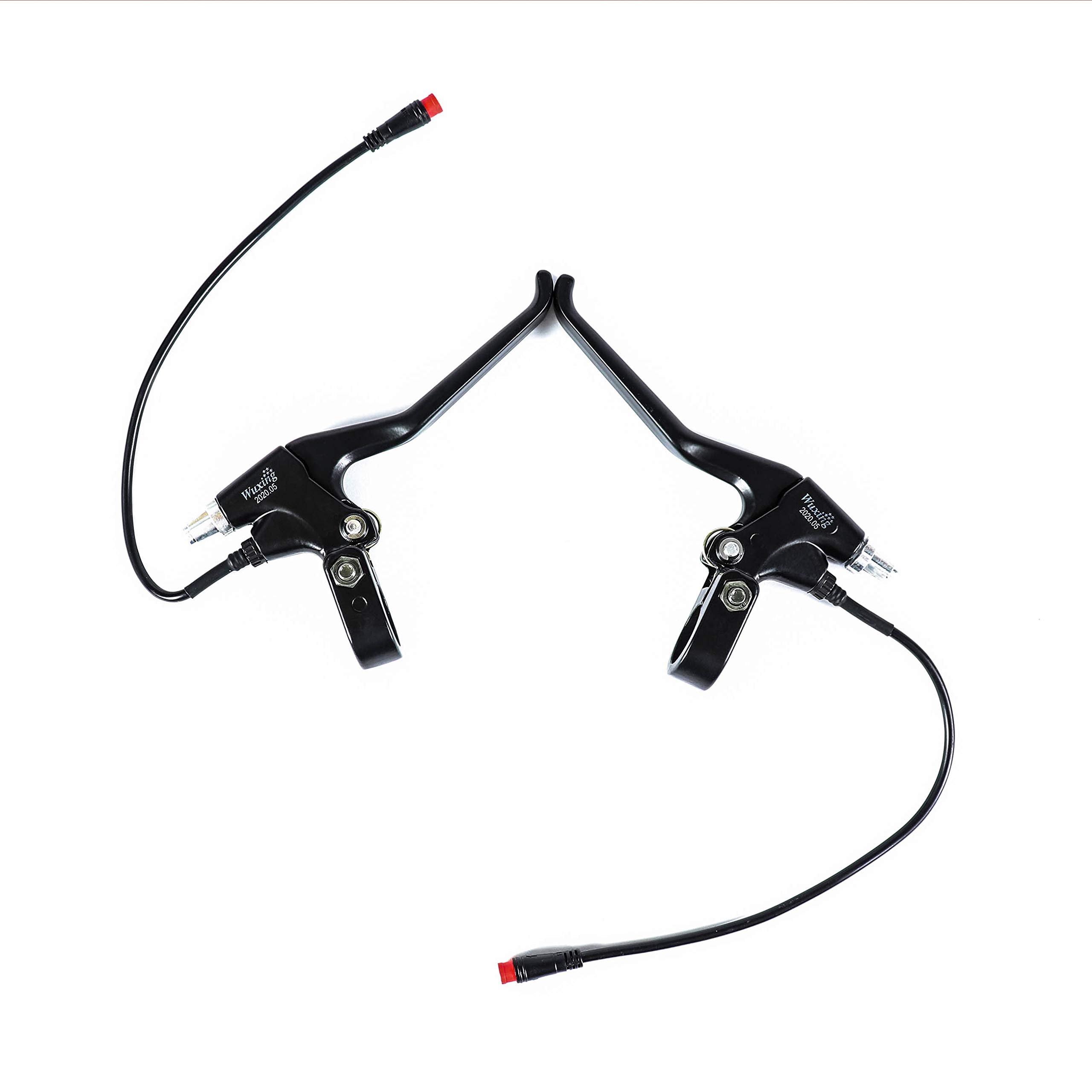 EBIKELING 1 Pair Left & Right Waterproof Electronic Brake Lever Set for Electric Bicycle, Handle Grip Brake Accessory for e Bike, Long Use Bike Brakes