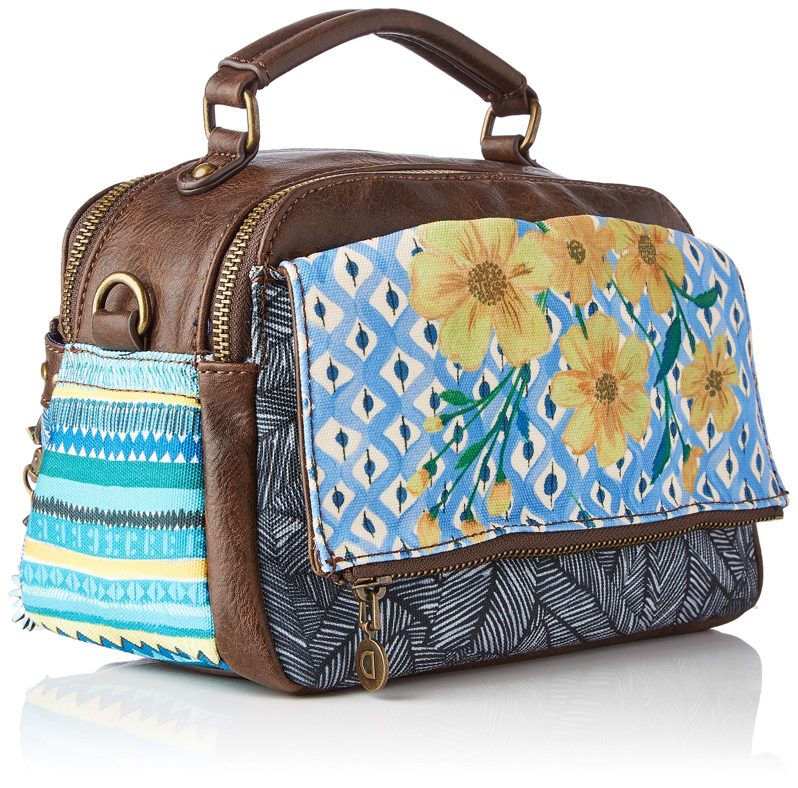 Desigual Women's Fabric Hand Bag, Blue, U