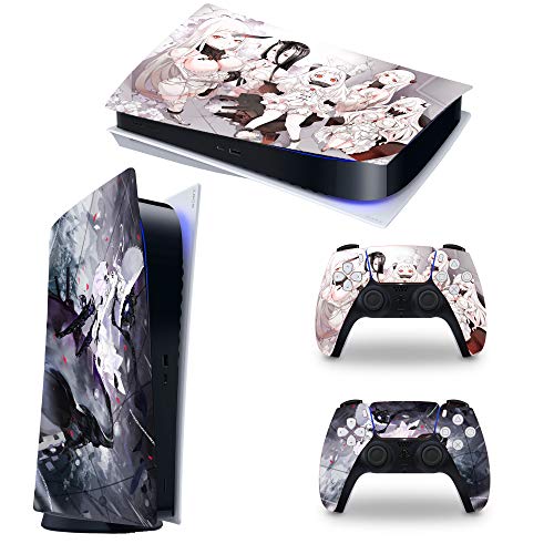 Cute Girls Collection PS5 Standard Edition Console and Controller 5 Controller Skin Set - PlayStation 5 Vinyl