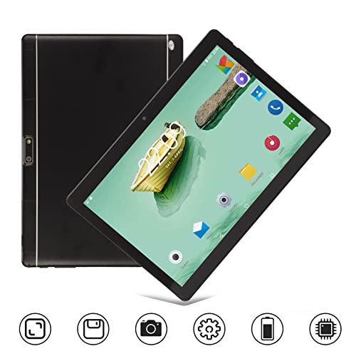 HD Tablet, 1GB RAM 2MP Rear Camera 6000mAh Tablet PC 10.1in. Aluminum Alloy LCD for Learning (US Plug)