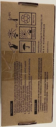 Voxelab 3D Printer Resin, LCD UV-Curing Resin, Tough & Rigid 3D Resin with 405nm Standard Photopolymer for LCD 3D Printing(0.5KG,Green)