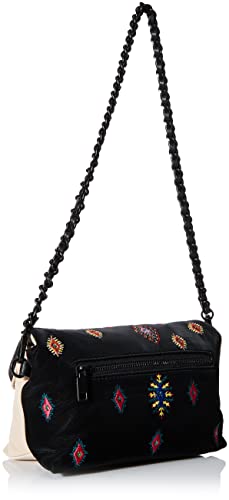 Desigual womens Across Body Bag, Black, U US