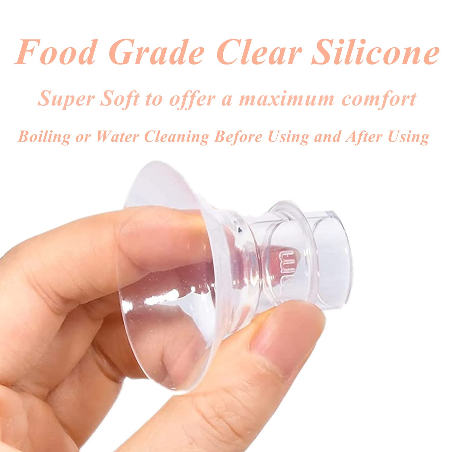 Huayuet Flange Inserts 13mm Pump Parts, 2 Pcs Inserts for maycozy bellababy tsrete mommed Wearable Breast Pump Replacement Accessories