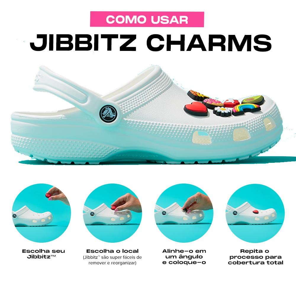 Crocs Jibbitz Sports Shoe Charms| Jibbitz for Crocs, Soccerball, Small