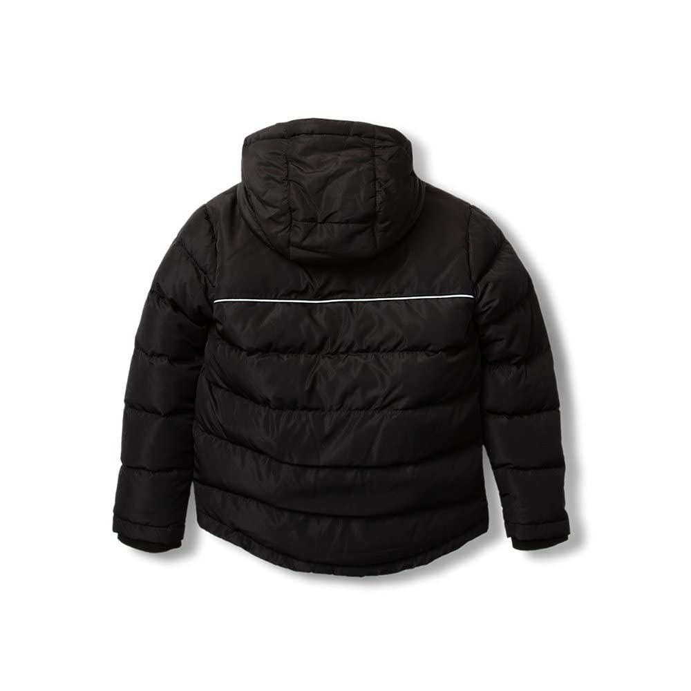 Eddie Bauer Toddler Boys' Classic Down Hooded Jacket, Onyx, 3T