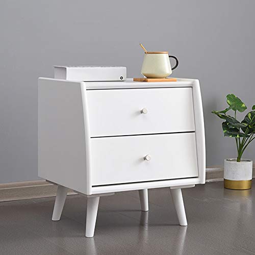 LHLLHL All Solid Wood Bedside Table Simple Nordic Style Bedroom Locker ,Mini Small Multifunctional Bedside Cabinet Simple